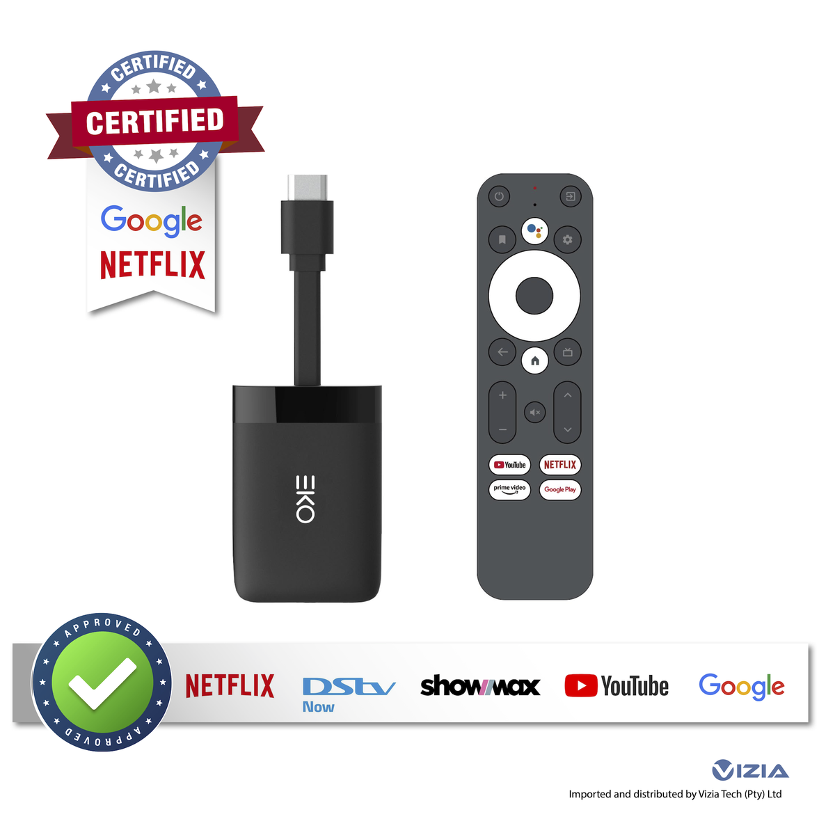 Eko Android TV Box 4K Dongle | Netflix DStv Google Certified | Smart TV ...