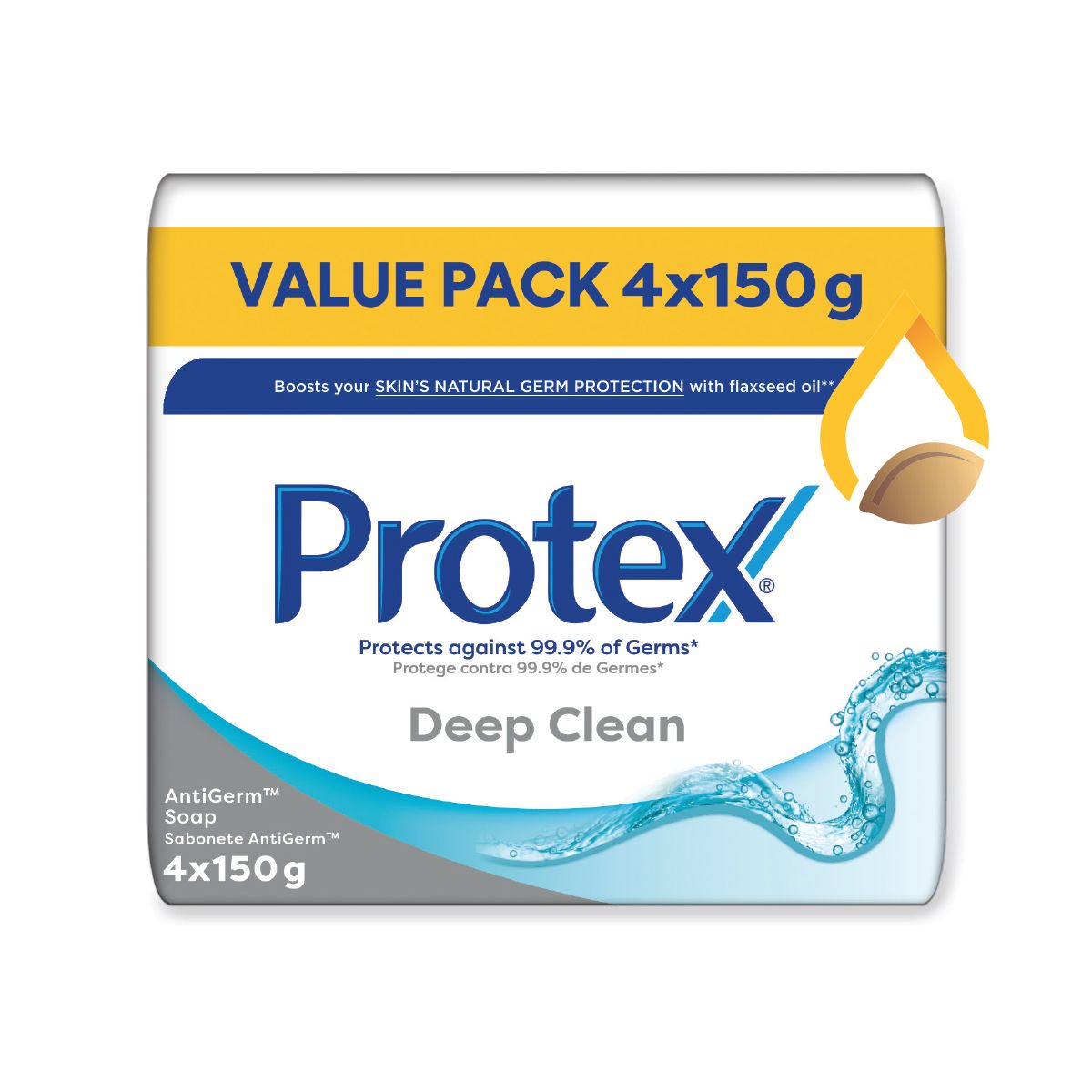 Protex Deep Clean Antigerm Soap – 4 Pack, 150g – LikeBuy