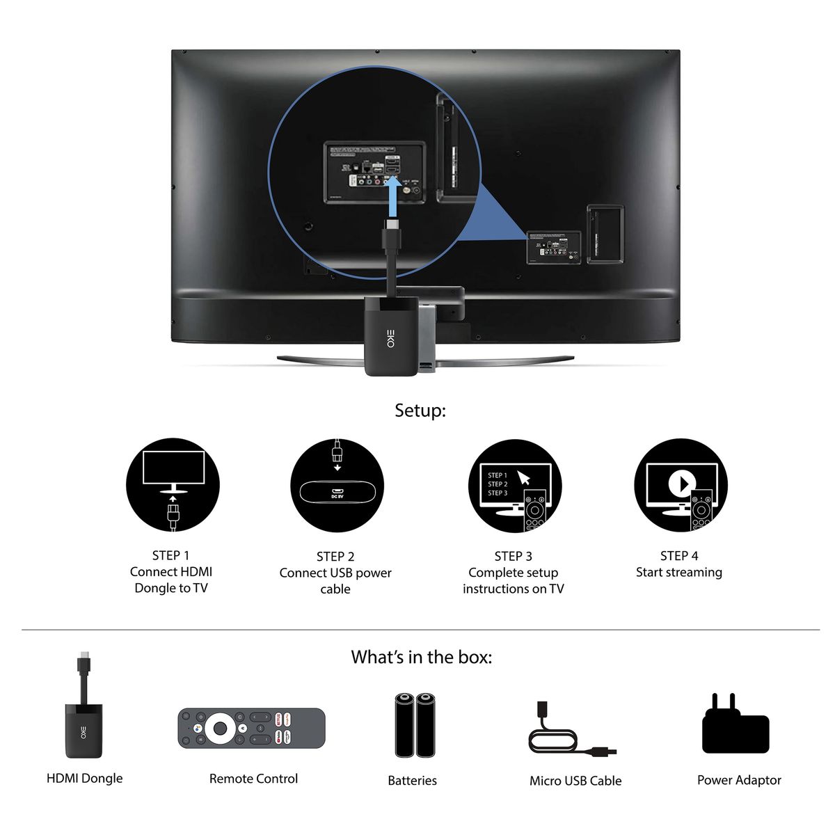 Eko Android TV Box 4K Dongle | Netflix DStv Google Certified | Smart TV – LikeBuy